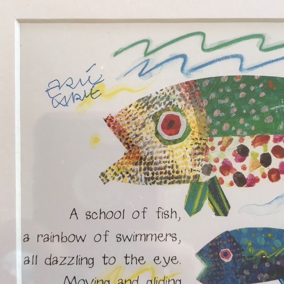 Eric Carle | Other | Signed Limited Edition Eric Carle Print | Poshmark